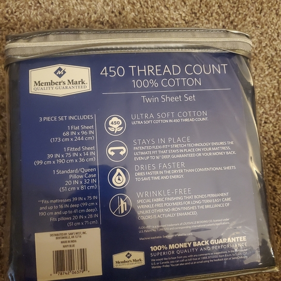 members mark | Bedding | Twin Size Sheet Set Members Mark | Poshmark